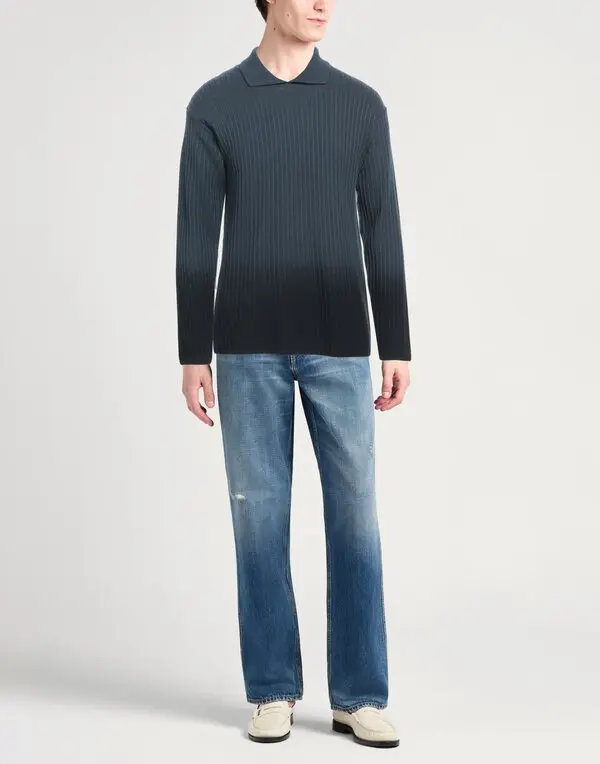 Giorgio Armani Virgin Wool Tie-dyed Sweater - Blue
