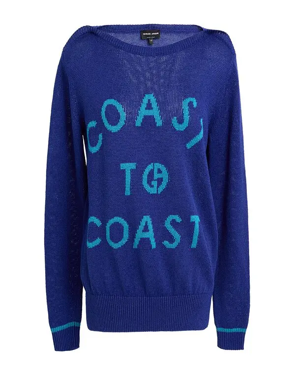 Giorgio Armani Crewneck Sweater - Blue
