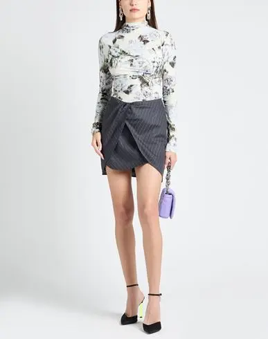 OFF-WHITE™ Mini Flared Pinstriped Skirt