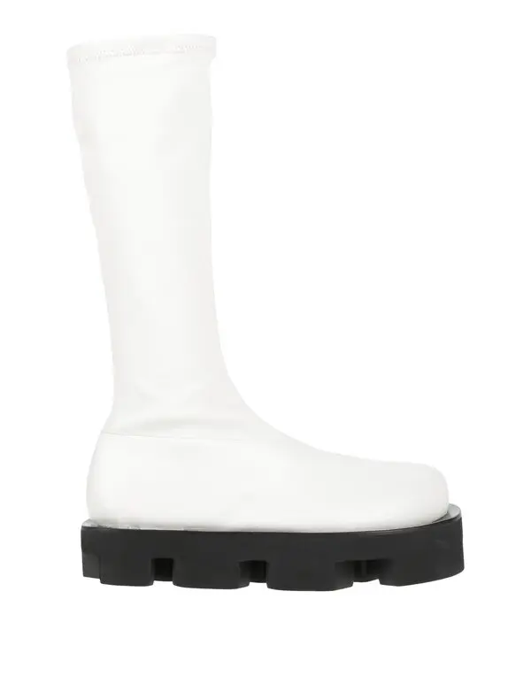 JIL SANDER Leather Boot - White