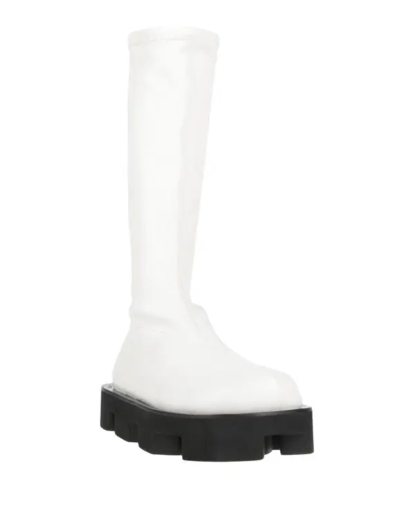 JIL SANDER Leather Boot - White