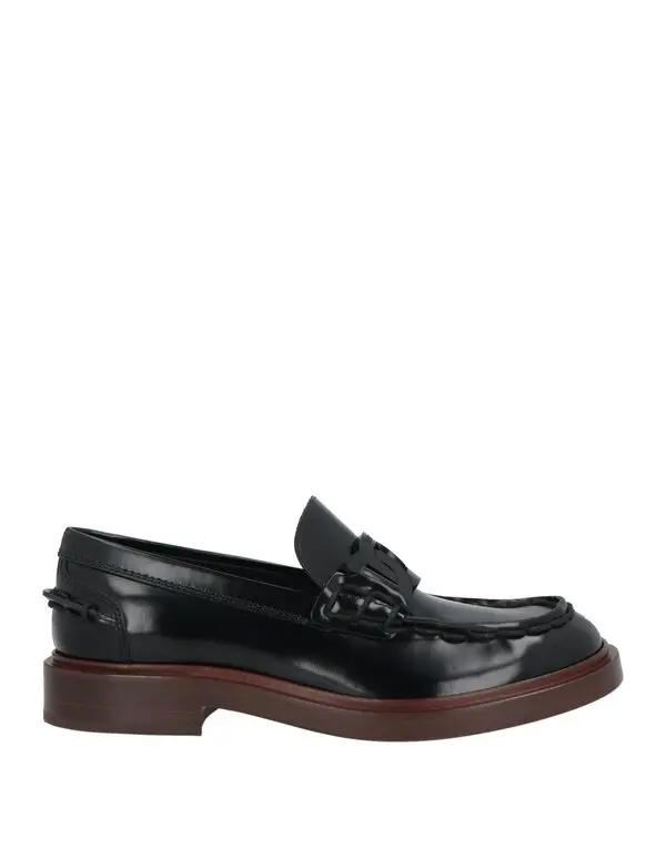 TOD'S Leather Loafers - Black