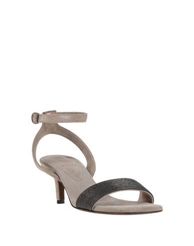 Brunello Cucinelli Slingback Sandals - Grey