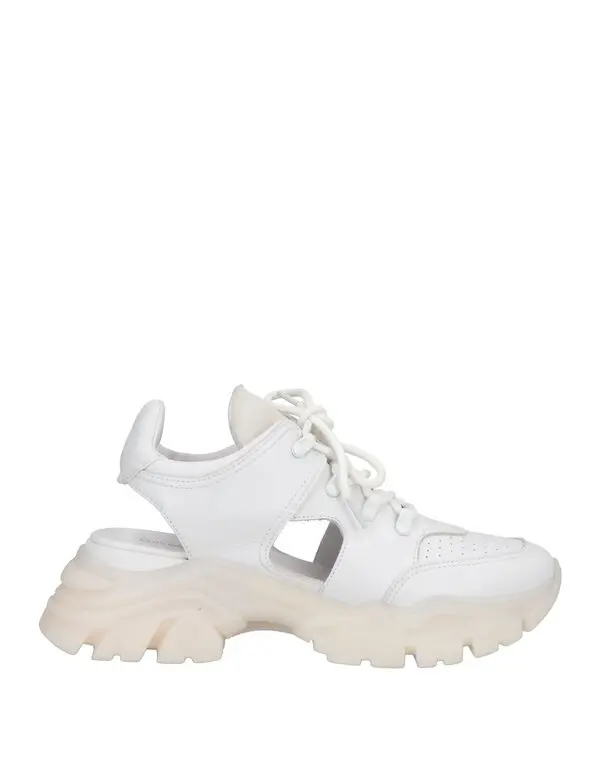 Emporio Armani Leather Chunky Sole Sneakers