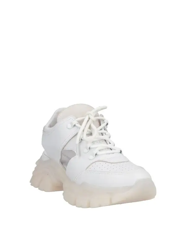 Emporio Armani Leather Chunky Sole Sneakers
