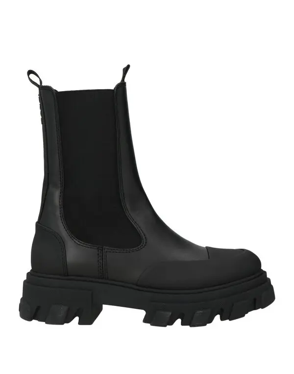 GANNI Ankle Chelsea Boots - Black