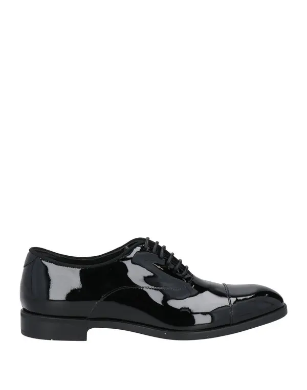 Emporio Armani Black Leather Oxfords luxury-men-giorgio-armani-used  main image 3