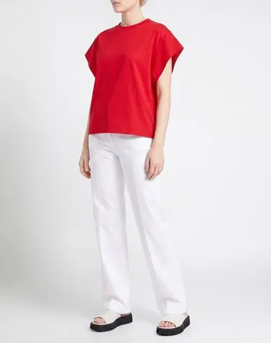 MOORER Cotton Jersey T-shirt - Red