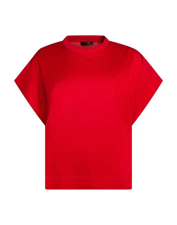 MOORER Cotton Jersey T-shirt - Red