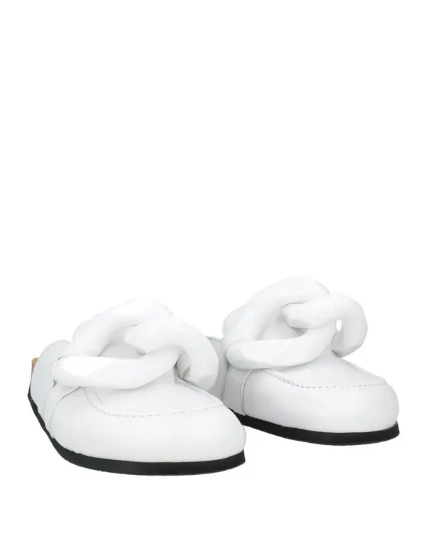 JW Anderson Leather Clogs - White