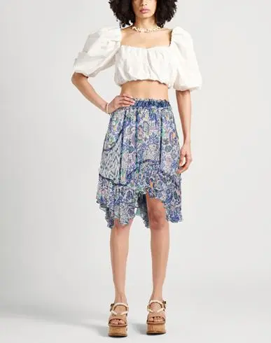 Isabel Marant Étoile Multicolor Chiffon Mini Skirt