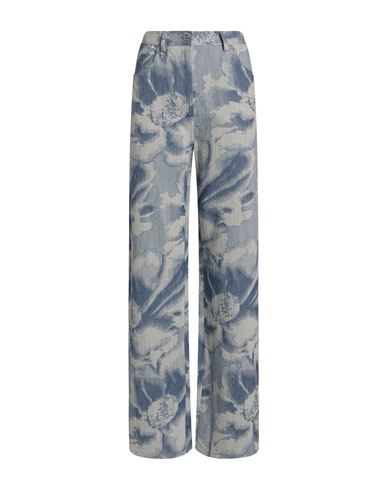 MSGM Camouflage-print Wide-leg Pants - Blue