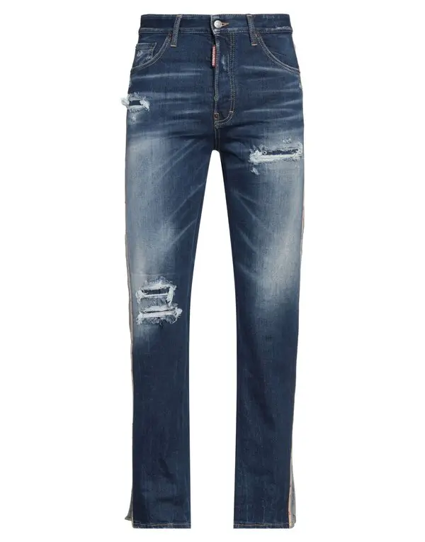 Dsquared2 Straight-leg Jeans With Side Stripe