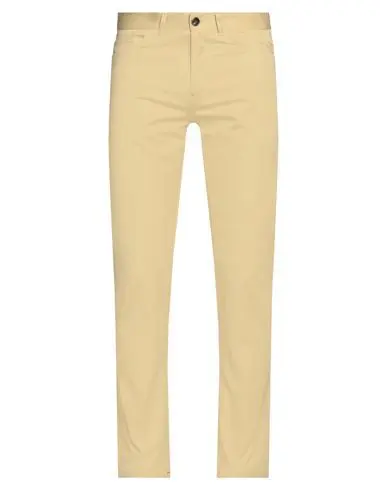 Isaia Twill Cotton Pants - Yellow