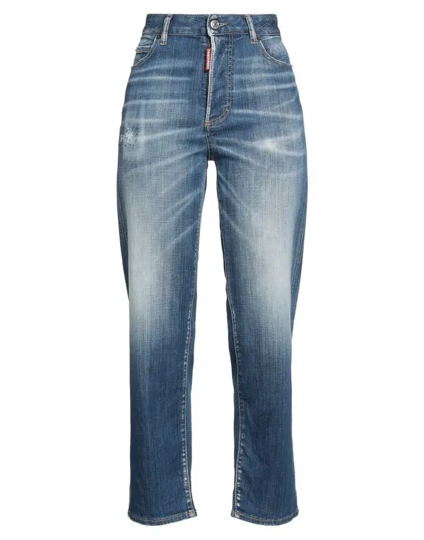 Dsquared2 High Waisted Straight Leg Jeans