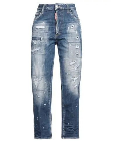 Dsquared2 Straight-leg Jeans With Logo - Blue