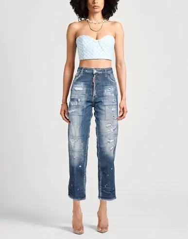 Dsquared2 Straight-leg Jeans With Logo - Blue