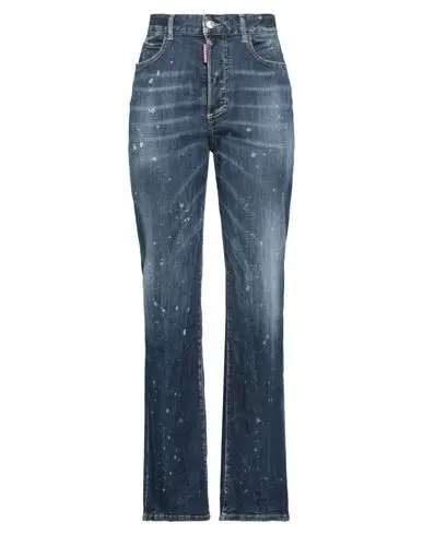 Dsquared2 Straight-leg Jeans With Brand Logo - Blue