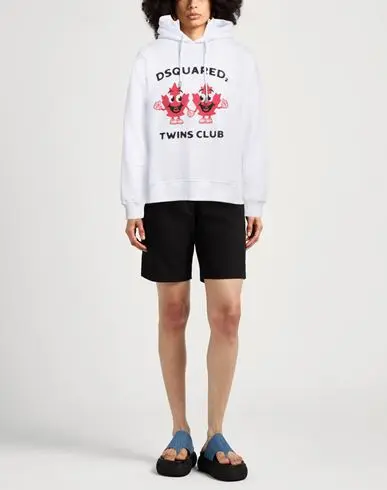 Dsquared2 Cotton French Terry Sweatshirt - White