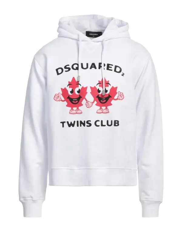 Dsquared2 Cotton French Terry Sweatshirt - White