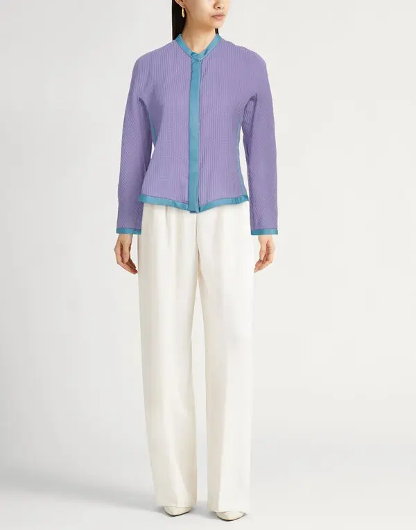 Emporio Armani Seersucker Two-tone Shirt