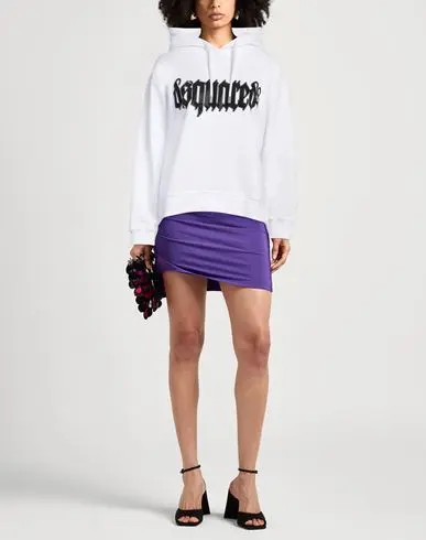 Dsquared2 Cotton Blend Sweatshirt - White