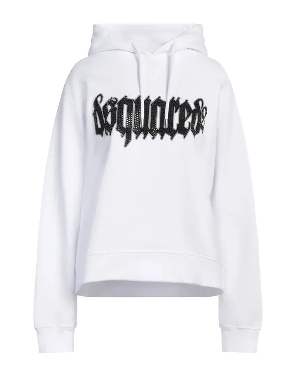 Dsquared2 Cotton Blend Sweatshirt - White
