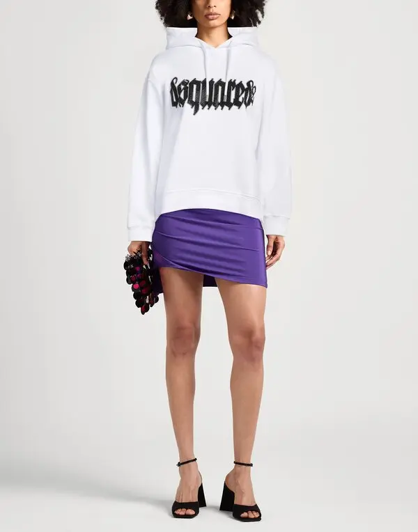 Dsquared2 Cotton Blend Sweatshirt - White