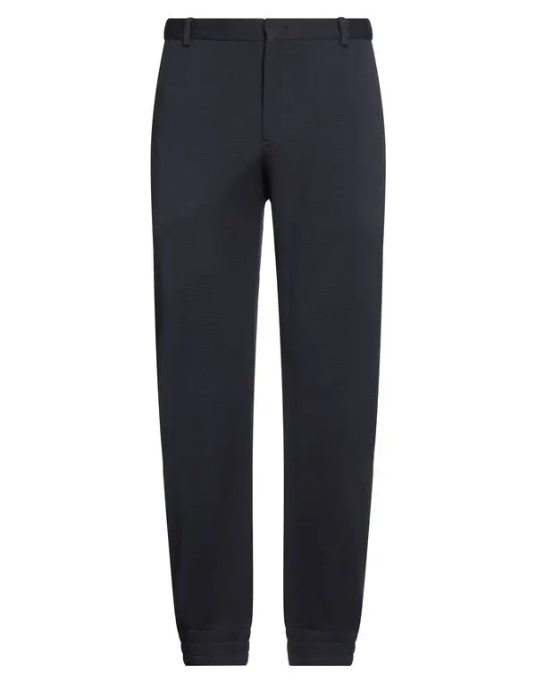 Emporio Armani Tapered Jacquard Pants - Blue