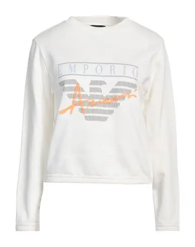 Emporio Armani Cotton Blend Sweatshirt - White