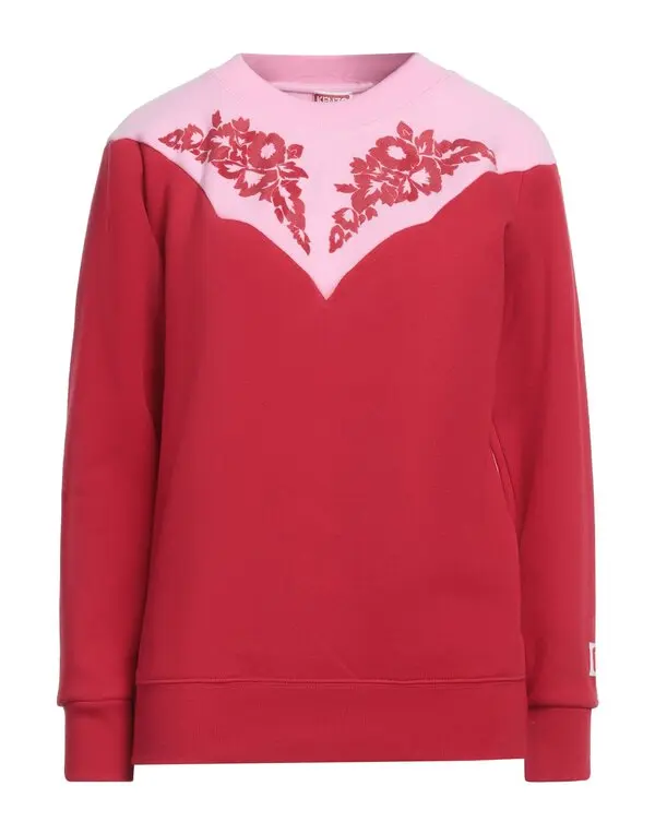 Kenzo Flocked Floral-print Sweatshirt
