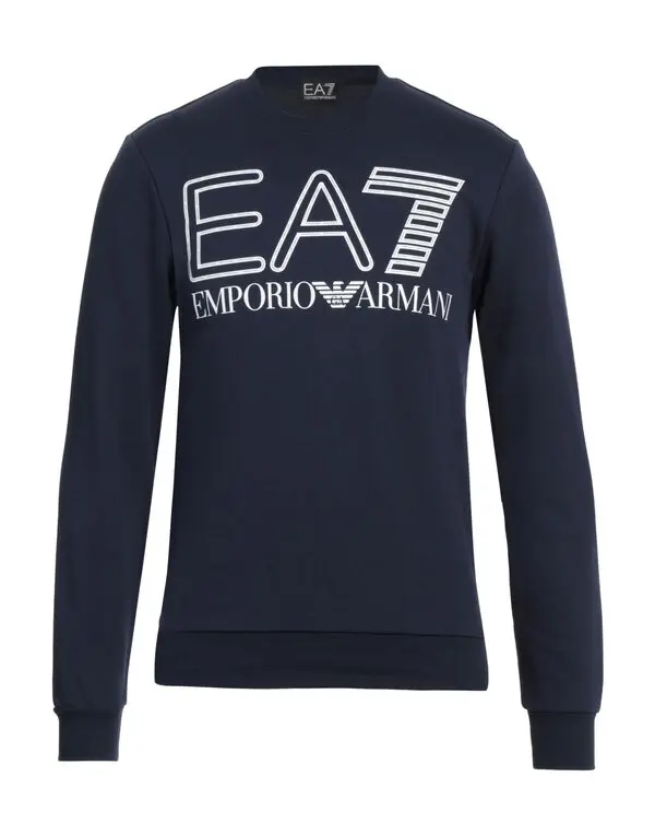 EA7 Cotton Elastane Sweatshirt With Logo