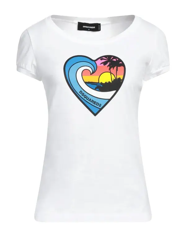 Dsquared2 Printed T-shirt - White