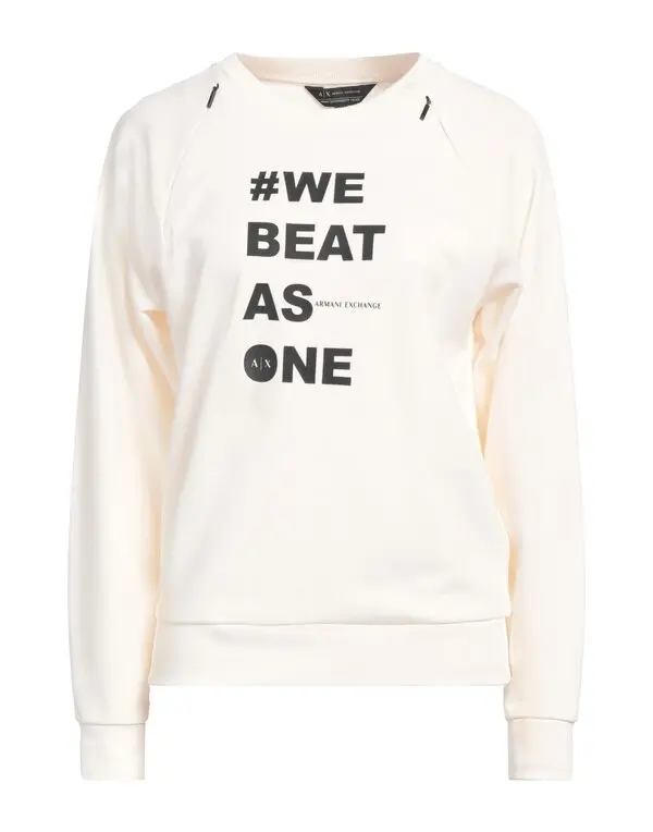 Armani Exchange Crewneck Sweatshirt - White