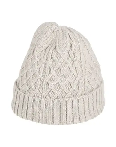 MOORER Knitted Wool Beanie - White