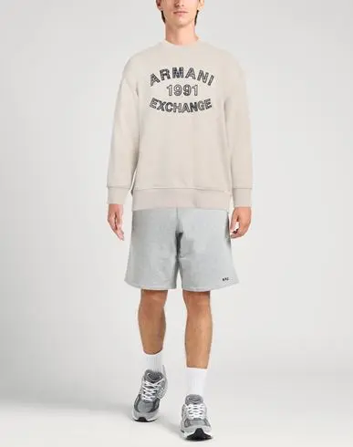 Armani Exchange Cotton-blend Sweatshirt - Beige
