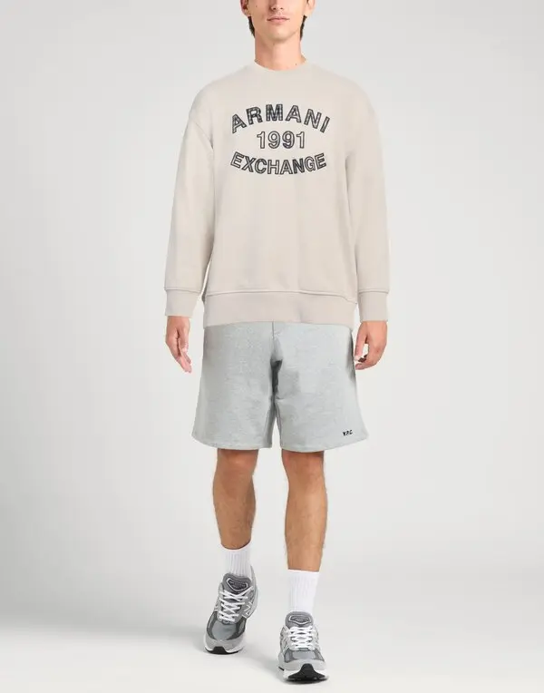Armani Exchange Cotton-blend Sweatshirt - Beige