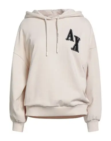 Armani Exchange Cotton-blend French Terry Sweatshirt - Beige