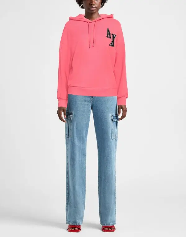 Armani Exchange Cotton-blend French Terry Sweatshirt - Red