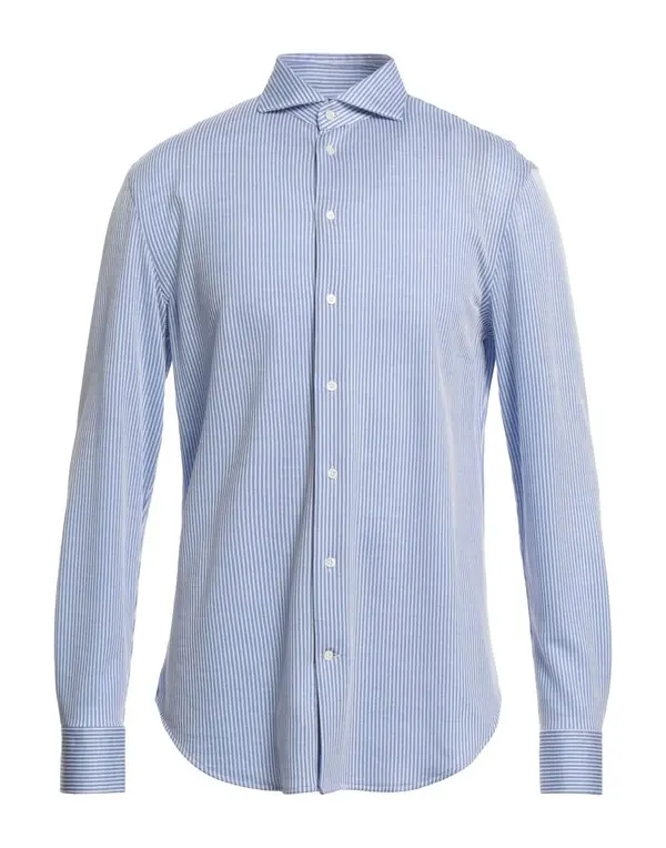Emporio Armani Shirt Size Lyocell, Virgin Wool - Blue