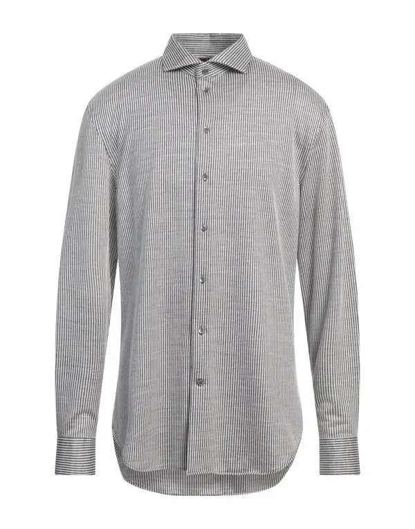 Emporio Armani Shirt Size Lyocell, Virgin Wool - Charcoal