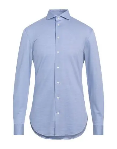 Emporio Armani Shirt Size Virgin Wool, Lyocell - Blue