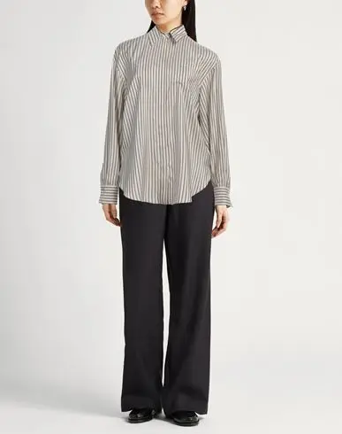 Brunello Cucinelli Striped Poplin Shirt - Beige
