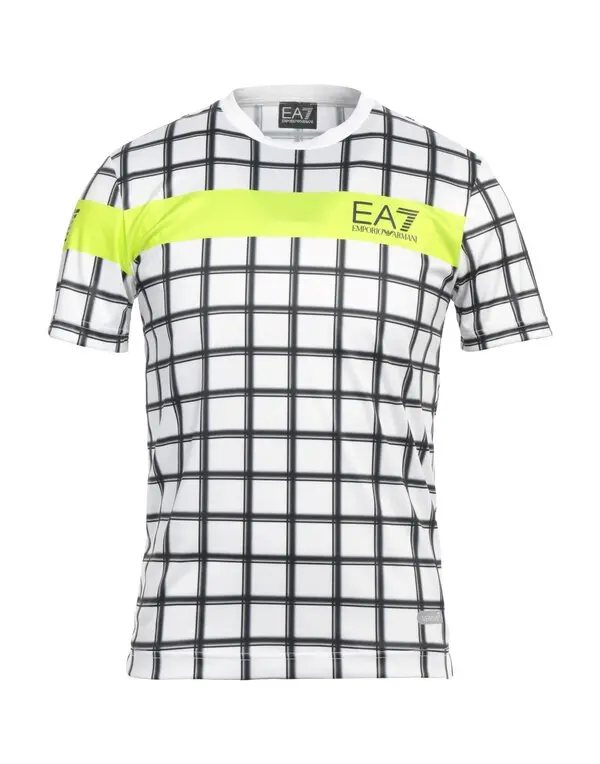 EA7 T-shirt Size Recycled Polyester - White