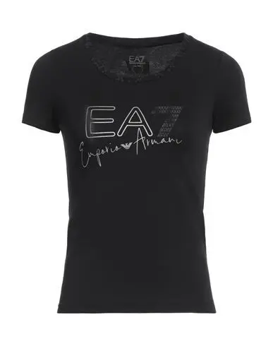 EA7 Logo-print T-shirt - Black