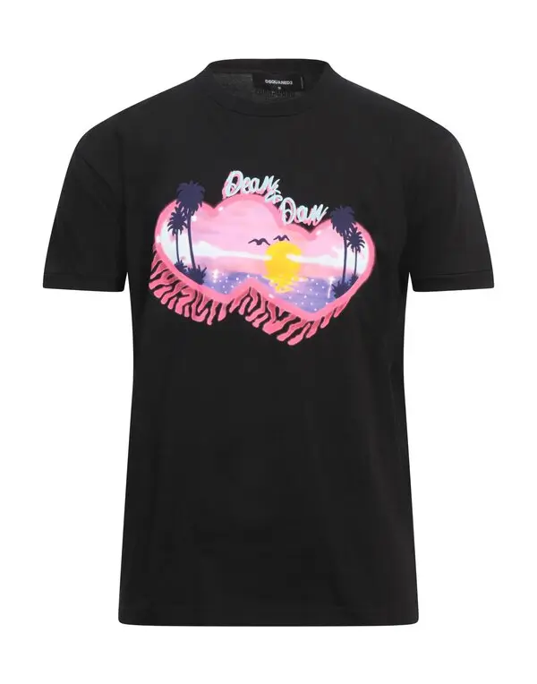 Dsquared2 T-shirt Size Cotton - Black