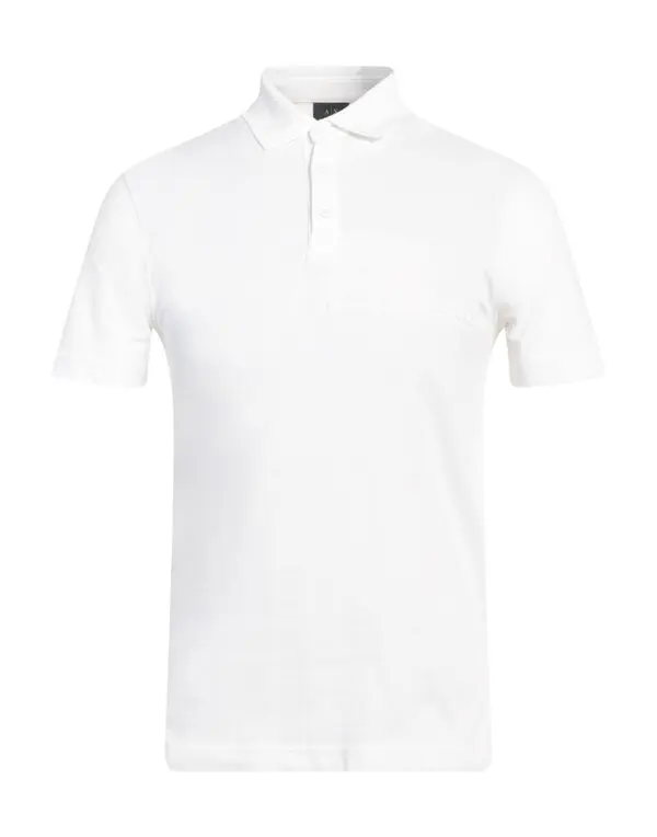 Armani Exchange Polo Shirt Size Cotton - White