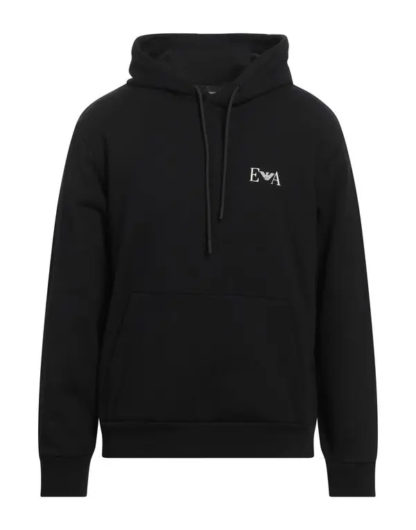 Emporio Armani Cotton-elastane Sweatshirt - Black