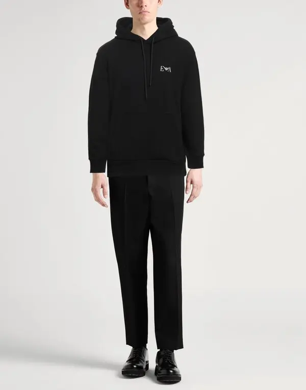 Emporio Armani Cotton-elastane Sweatshirt - Black