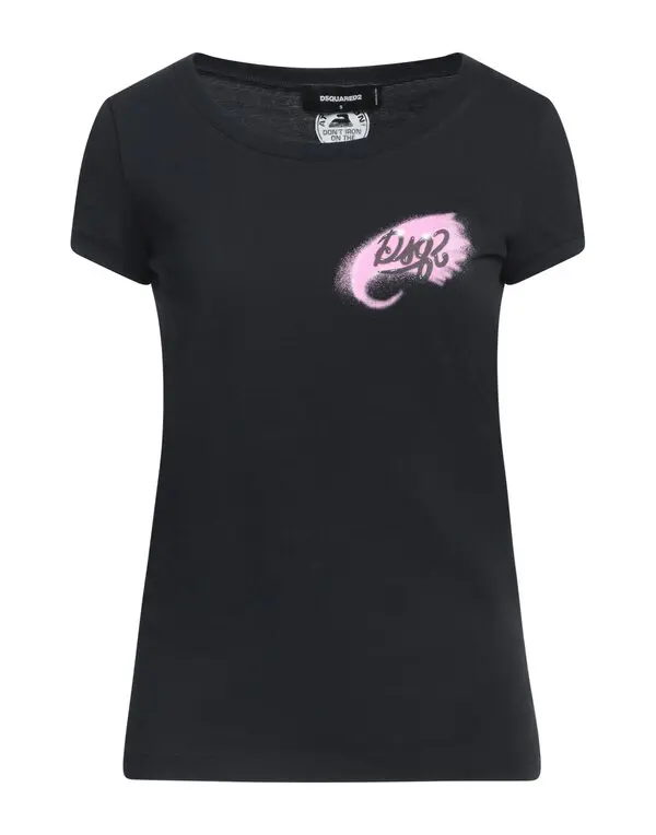 Dsquared2 Printed Jersey T-shirt - Black
